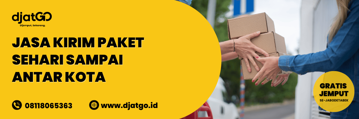 Jasa Kirim Paket Sehari Sampai Antar Kota Free Pickup