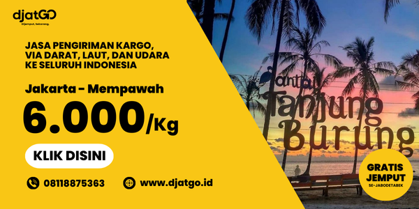 Ekspedisi Jakarta Mempawah Door to Door Free Pick Up